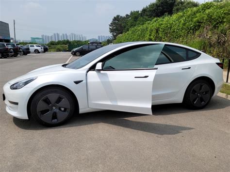 테슬라 모델3 썬팅 신차패키지 시공 후기~ 네이버 블로그