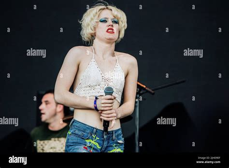 Amy Taylor Of The Band Amyl And The Sniffers Performs Live On Stage At