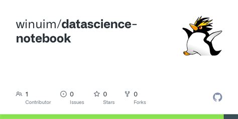 github winuim datascience notebook