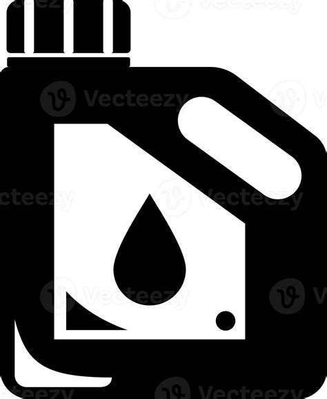 Black Icon Gallon Oil Fuel 78890951 Png