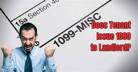 does tenant issue 1099 to landlord rental awareness