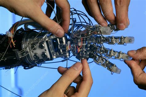 icub robot hand design stock image c004 1317 science photo library