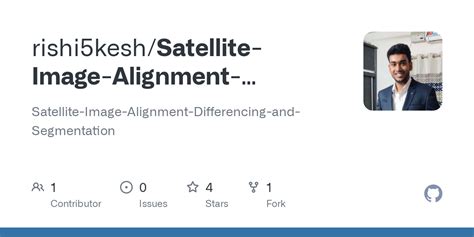 github rishi5kesh satellite image alignment differencing and
