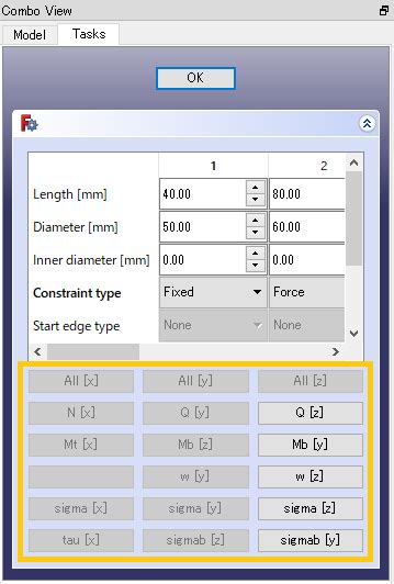 Freecad シャフト設計ウィザード Xsim