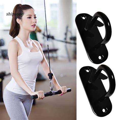 Sn Sturdy Exercise Band Hook Fitness Hook 3pcs Wall Mount Exercise Band