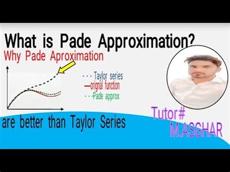 What is the padé approximation Define padé approximation YouTube