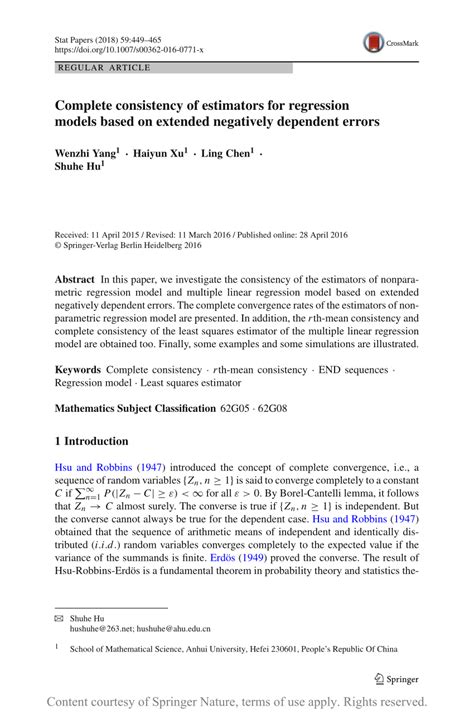 Complete Consistency Of Estimators For Regression Models Based On Extended Negatively Dependent