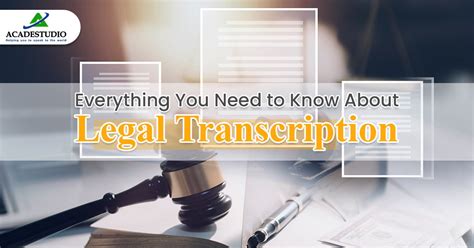 Comprehensive Guide Everything Your Need To Know About Legal Transcription