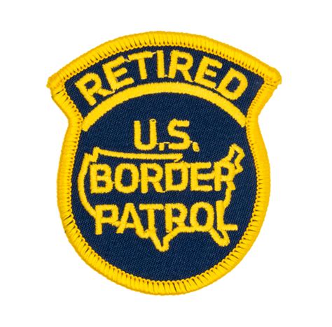 Retired Usbp Logo Patch Border Patrol Museum