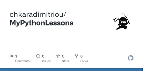 Github Chkaradimitriou Mypythonlessons