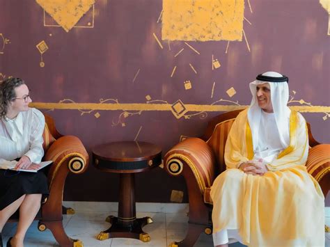 سعود بن صقر يستقبل سفيرة الاتحاد الأوروبي وكالة أنباء الإمارات
