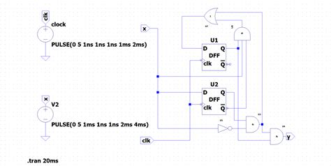Sequence Detector Design Demonstration In Ltspice Electrical