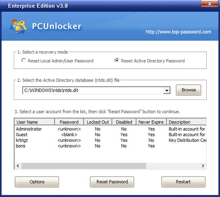 How To Unlock Active Directory User Account Without Even Logging In Password Recovery