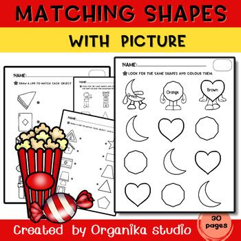 Shape Matching Shape Colors Matching Shape TPT