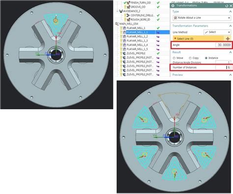 [postprocessor]transformation angle value rotate cutting