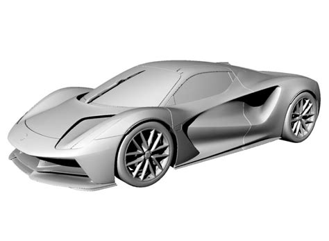 Lotus Evija 2020 Variant2 3d Model — Denis Buymeacoffee