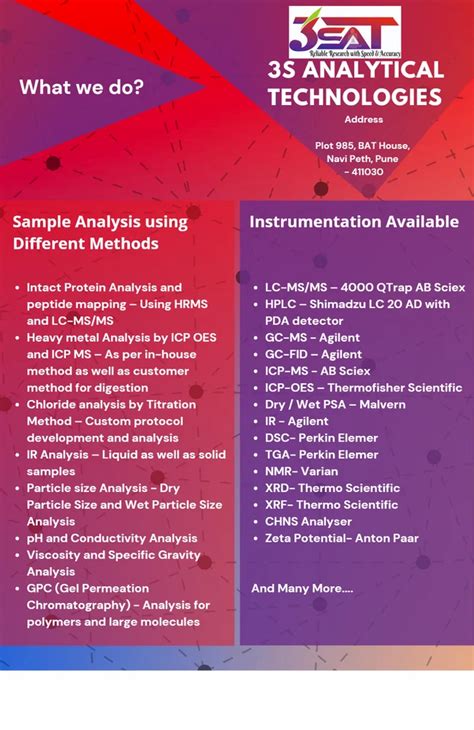 Heavy Metals Analysis Testing Services In Pune Id 2854400002162