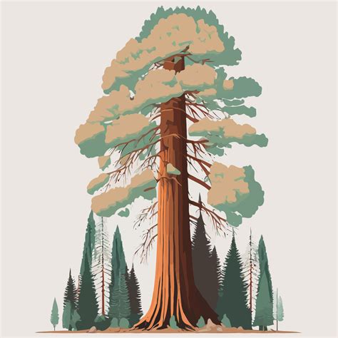 Adult Giant Sequoia Tree 17725703 Vector Art At Vecteezy Adult Giant Sequoia Tree 17725703 Vector Art At Vecteezy