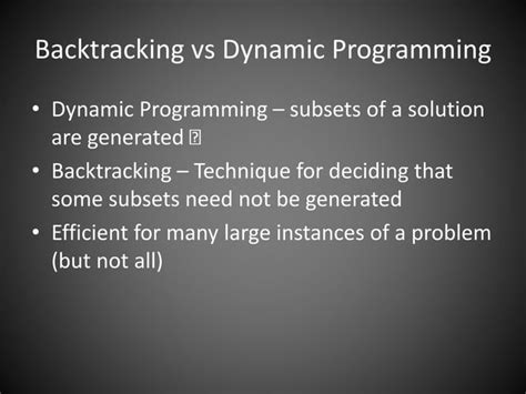 Backtracking Algorithmpptx Games And Puzzles Hobbies And Interests