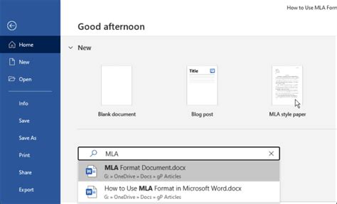 How To Use MLA Format In Microsoft Word How To Use MLA Format In Microsoft Word