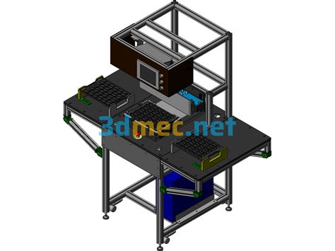 Barcode Scanning Equipment 3d Model Solidworks