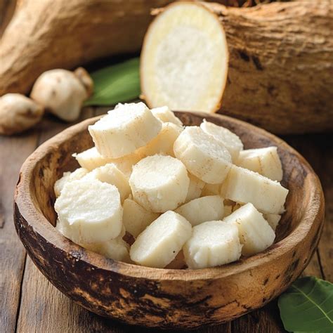 Cassava Food Poster Premium Ai Generated Image