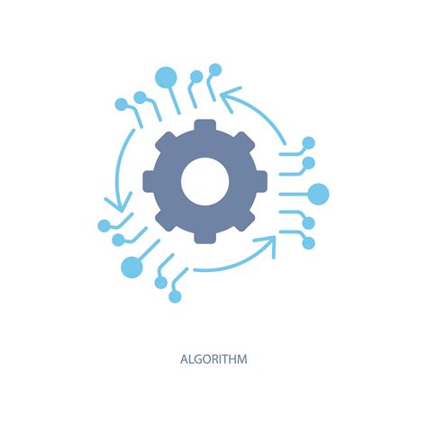 Algorithm Concept Line Icon Simple Element Illustration Algorithm