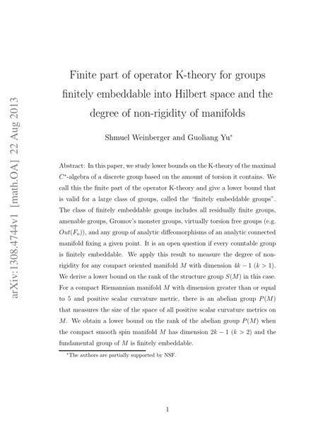 pdf finite part of operator k theory for groups finitely embeddable