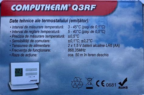 Termostat Ambient Wireless Universal Computherm Butelii Gpl Bazine Gpl Centrale Gpl Si Accesorii