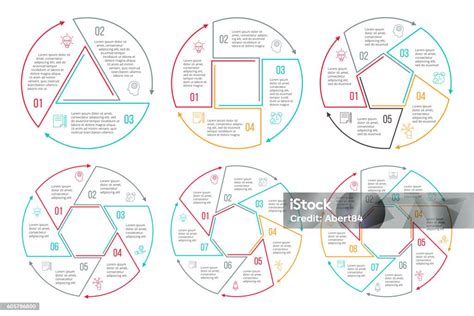 여윔 꺾은선형 평편 요소 인포그래픽 3에 대한 스톡 벡터 아트 및 기타 이미지 3 그래프 벡터 Istock