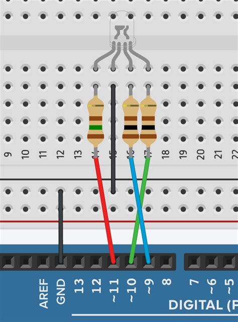 led rgb para arduino