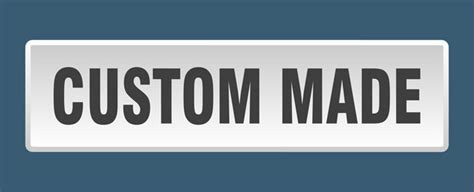 Custom Made Button Key Sign Push Set Royalty Free Vector