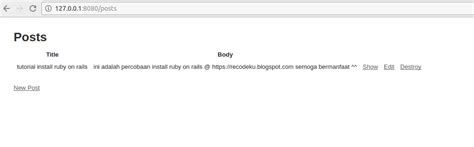 Tutorial Install Ruby On Rails Dan Postgresql Di Ubuntu 1604