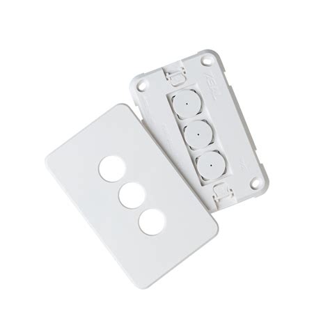 Pixie Ambience Face Plate 5 Gang Gloss White Lighting Empire