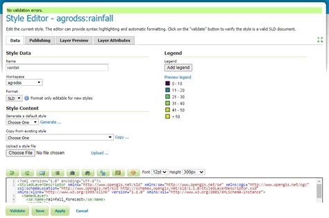 Web Style Error After Importing Sld Of Qgis In Geoserver Layer