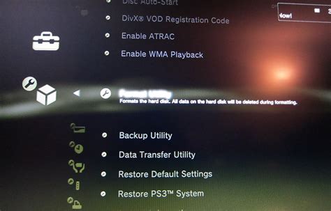 Playstation 3 Backup Ps3 Using The Backup And Data Transfer Utilities