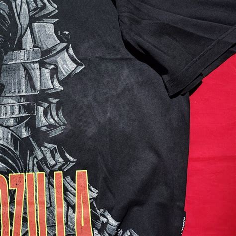 Rare Big Print Mecha Godzilla By Mark Fairwhale Mens Fashion Tops