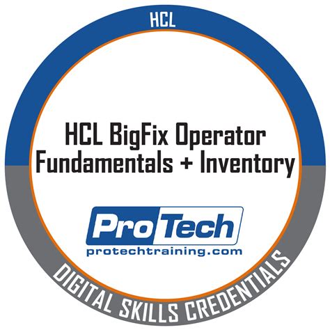 HCL BigFix Operator Fundamentals Inventory Credly