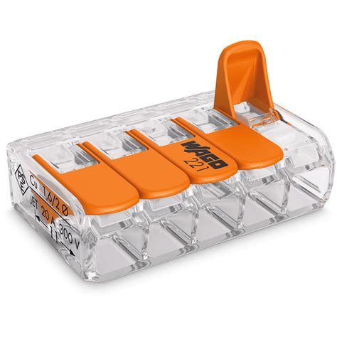 WAGO 5-HULL MED ÅPNER 5PK. | Megaflis.no