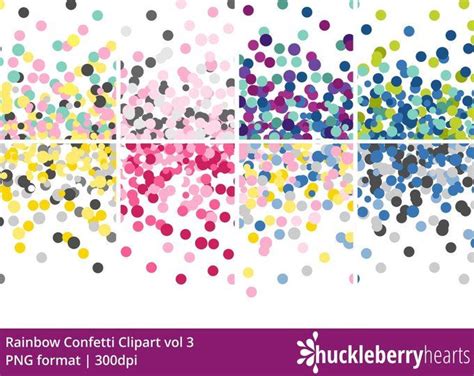 Confetti Clipart Confetti Borders Confetti Clip Art Digital Confetti