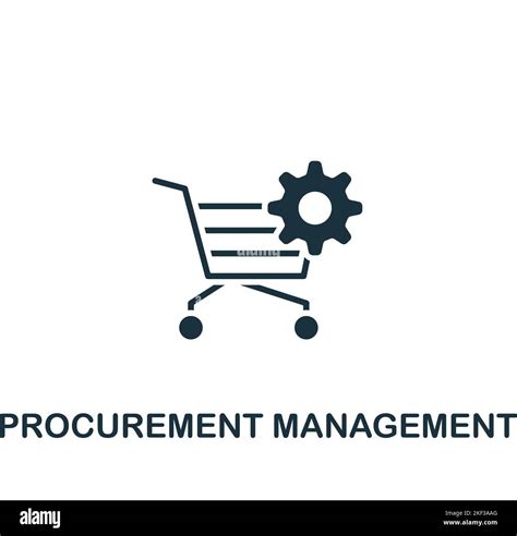 Procurement Management Icon Monochrome Simple Product Management Icon
