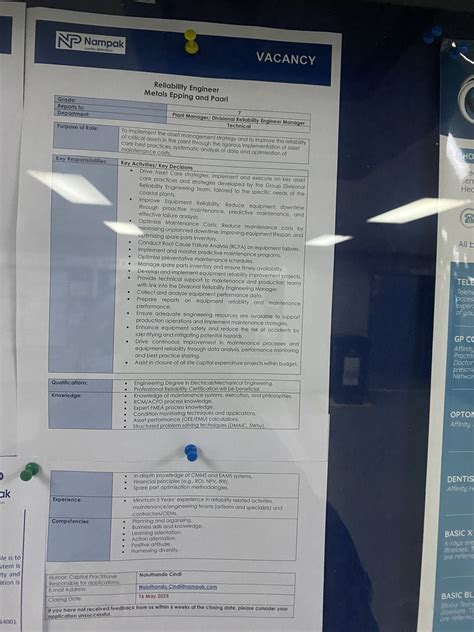 🔌🔌🔌nampak Epping Artisan Fitter Toolmaker Noluthandocindi Mandisa Tshabalala