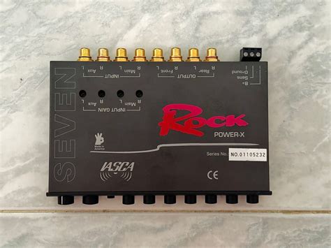 7 Band Parametric Equalizer Seven Rock Power X Car Accessories