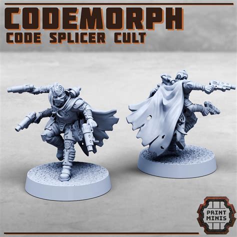 Codemorph Code Splicer Cult Sci Fi Grimdark Splicers By Print Minis