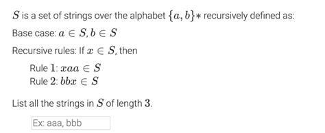 Solved S ﻿is A Set Of Strings Over The Alphabet Ab