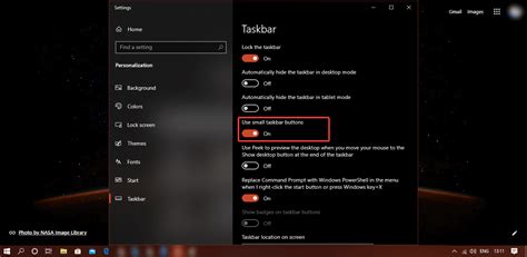 Customize Windows Taskbar Setting To Fit In Everything