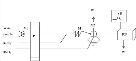 Flow Injection Manifold A Spe System For Heavy Metals Coupled On Line