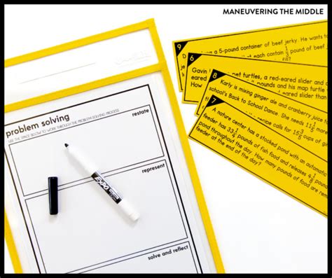 Steps To Solving Word Problems Maneuvering The Middle