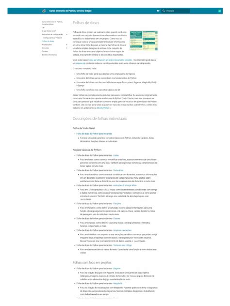 4 curso intensivo de python terceira edição pdf