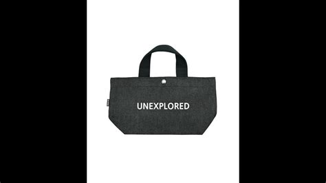 Unexplored 언익스플로어드 X Unstoppable 언스탑퍼블 미드백추천 미드에코백 미드토트백 캔버스백 데님백
